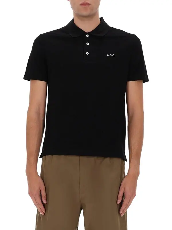 A.p.c. Classic Polo Shirt - Black