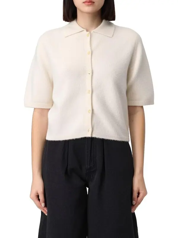Theory Knit Polo Sweater - Ivory