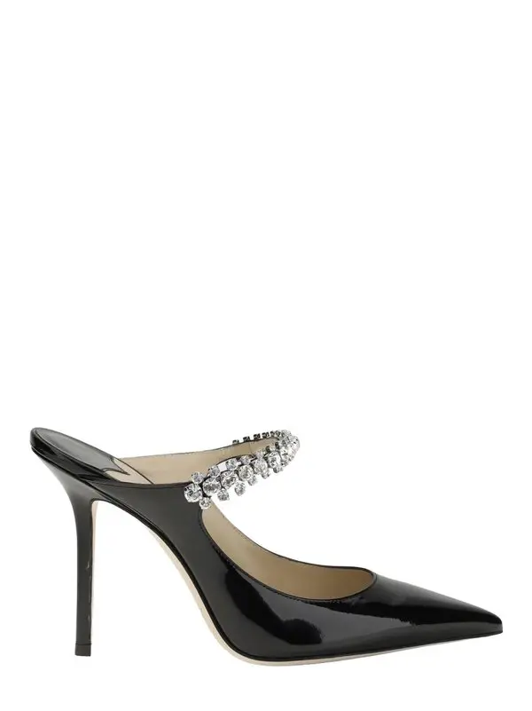 JIMMY CHOO Heeled Mules - Black