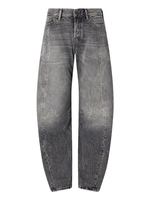 Acne Studios 2006f Low-rise Barrel-leg Jeans - Black