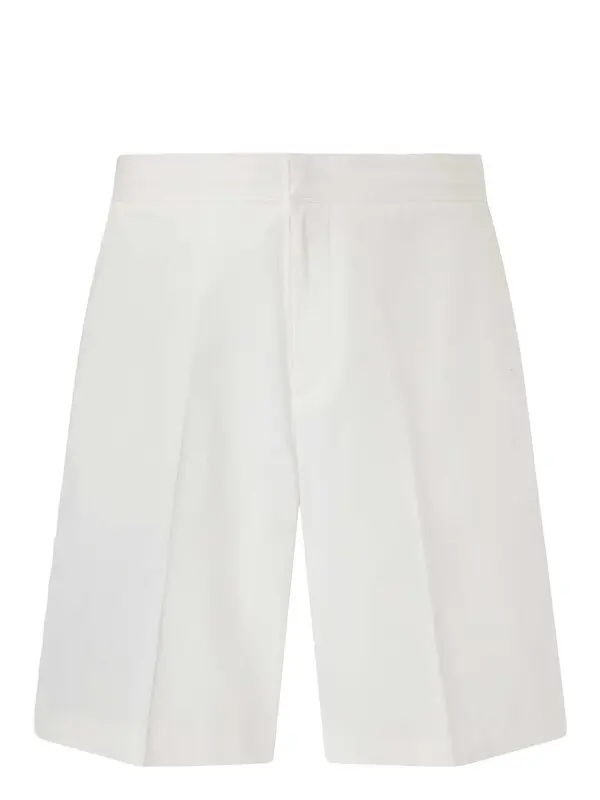 Orlebar Brown Laurent Straight-leg Stretch-cotton Shorts - Off-white