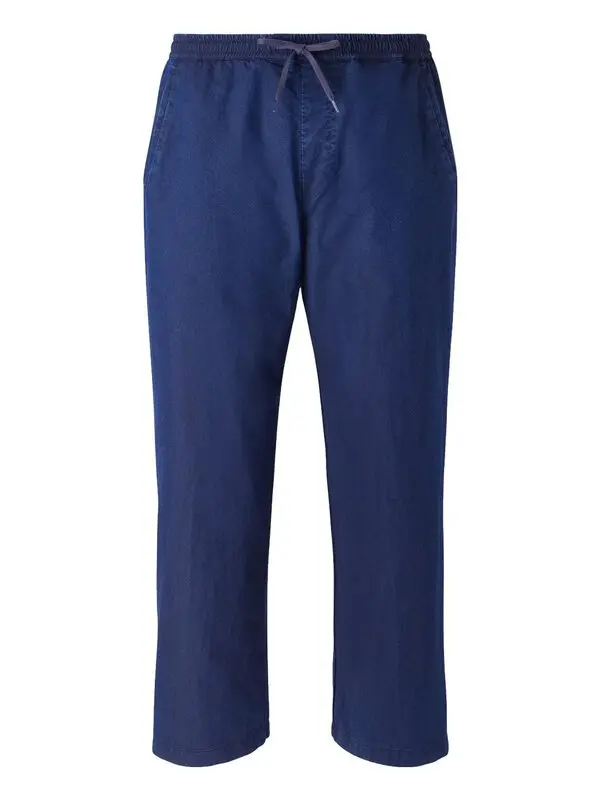 A KIND OF GUISE X Nanamica Insulation Cropped Trousers - Blue