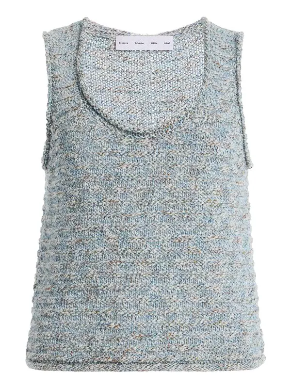 Proenza Schouler White Label Janine Knit Tank Top - Grey