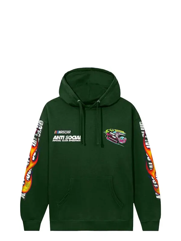 ANTI SOCIAL SOCIAL CLUB X Nascar Daytona Hoodie - Green