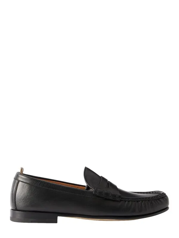 Officine Creative Balfron 002 Leather Loafers - Black