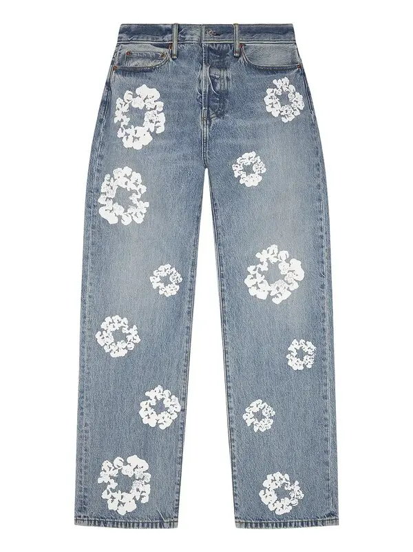 DENIM TEARS Cotton Wreath Denim Pant - Blue