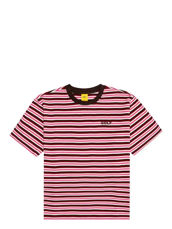 GOLF WANG Striped Tee - Red