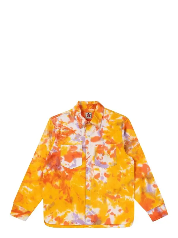 ERIC EMANUEL Tie Dye Shacket - Yellow