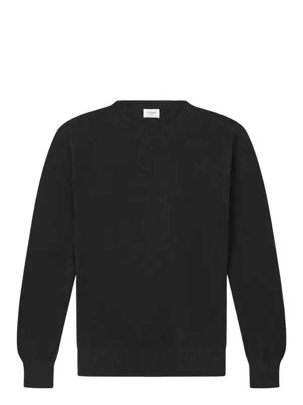 Saint Laurent Cotton Sweater - Black