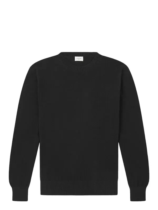 Saint Laurent Cotton Sweater - Black