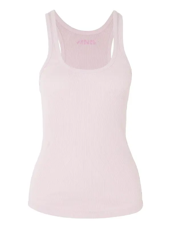 MARANT ETOILE Thea Embroidered Ribbed Tank - Pink