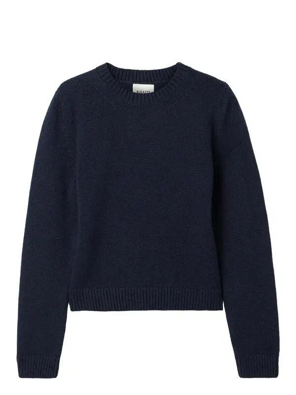 Khaite Leta Cashmere Sweater - Blue