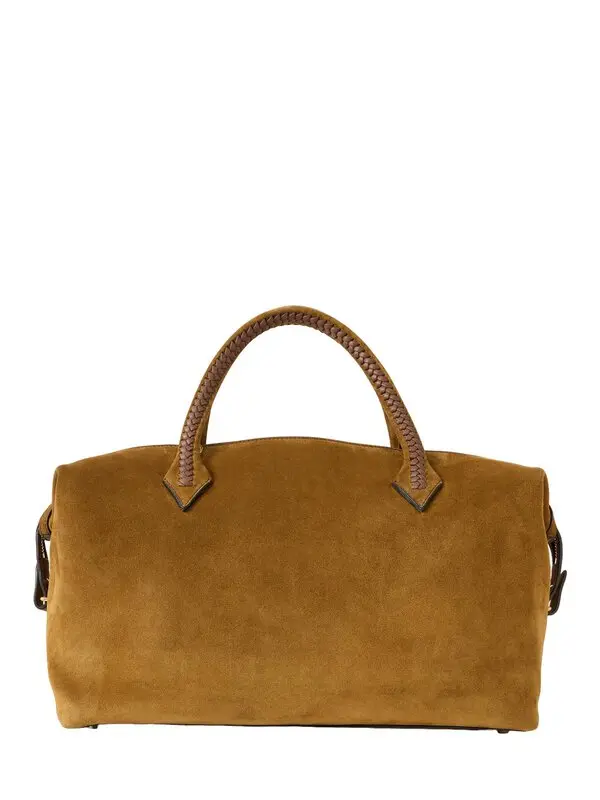 METIER Vérité City Medium Suede Tote - Brown
