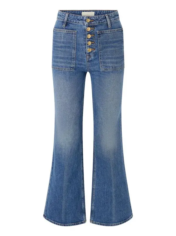 Ulla Johnson The Lou High-rise Flared Jeans - Blue