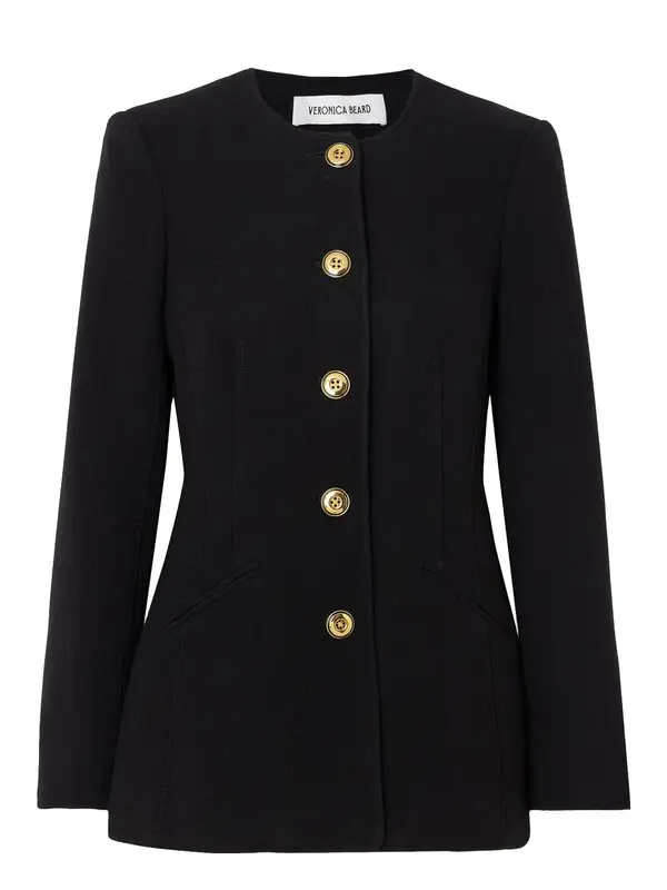 Veronica Beard Jessup Wool-blend Jacket - Black