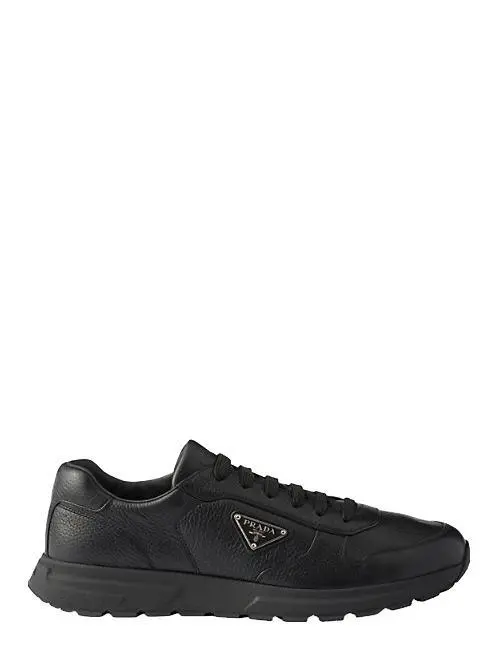 Prada Prax 2.0 Leather Trainers - Black