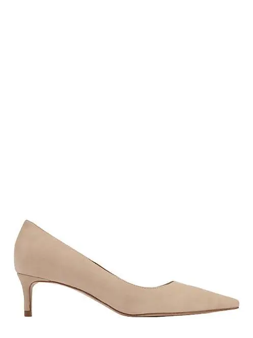 LK BENNETT Ava Suede Low Heel Courts - Bei-trench