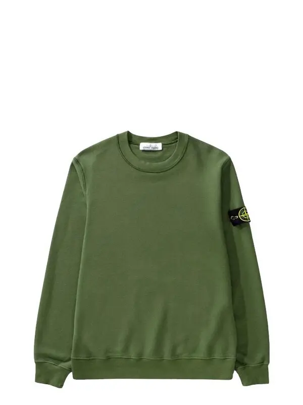 Stone Island Cotton Crewneck Sweatshirt - Green