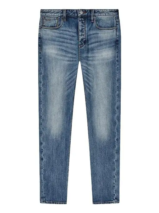 Emporio Armani J75 Slim-fit Comfort Stretch Denim Jeans - Blue