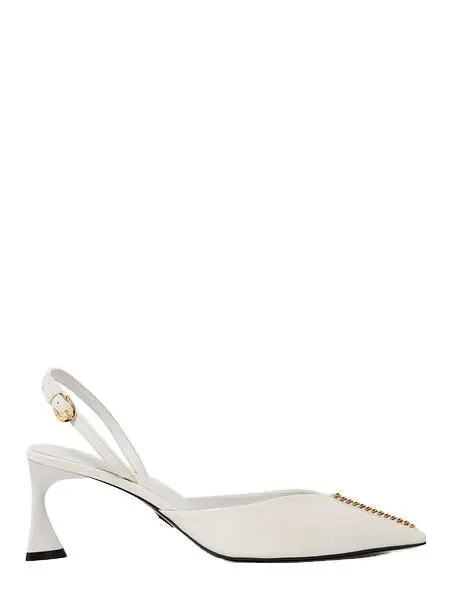 Stella McCartney Elsa Patent Slingbacks - Black