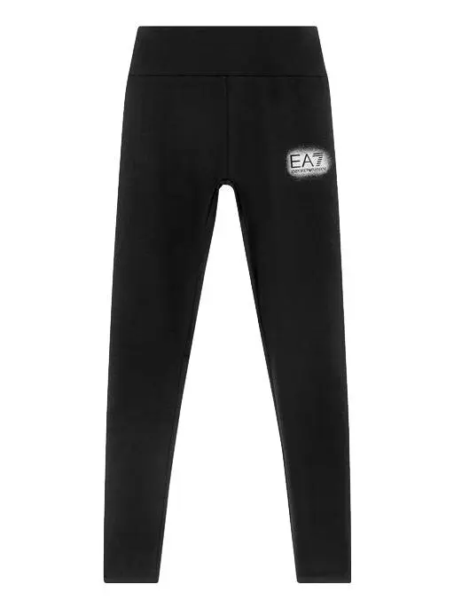 EA7 Visibility Stretch-jersey Leggings - Black