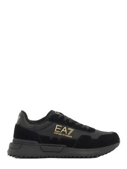 Emporio Armani Ea7 Vintage Sneakers - Black