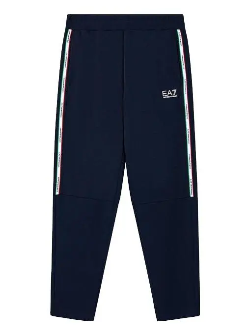 Emporio Armani Italian Spirit Cotton-blend Joggers - Navy