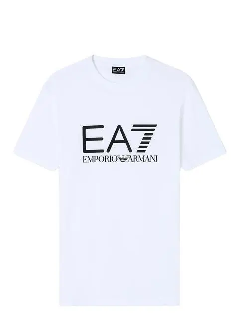 Emporio Armani Core Identity Cotton-jersey T-shirt - White