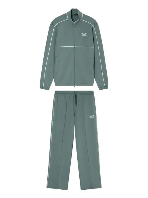 Emporio Armani Tennis Pro Tracksuit In Ventus7 Technical Fabric - Green