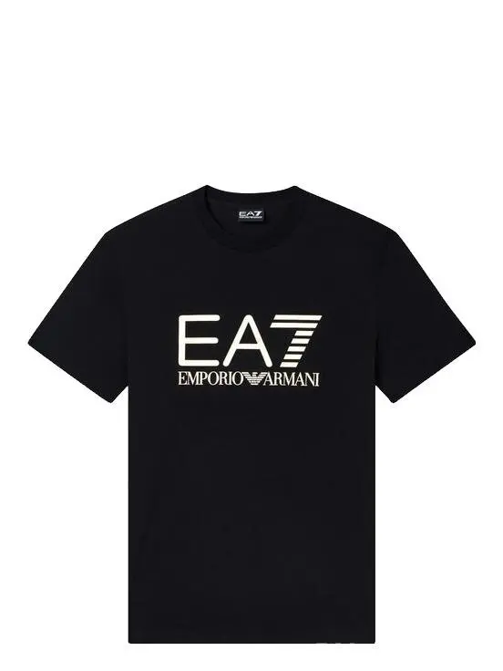 Emporio Armani Core Identity Cotton-jersey T-shirt - Black