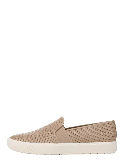 Vince Blair Perforated Leather Sneaker - Natural