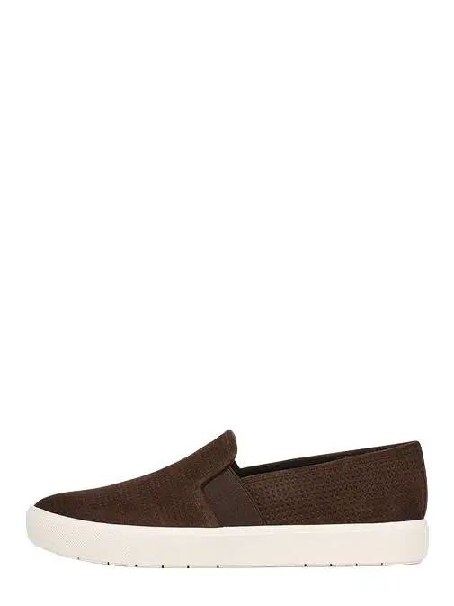 Vince Blair Perforated Suede Sneakers - Natural