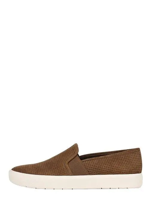 Vince Blair Perforated Suede Sneakers - Natural