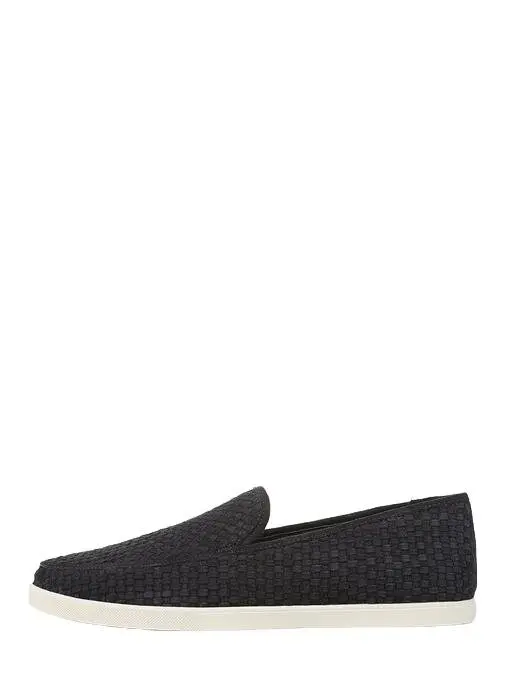 Vince Sonoma Woven Suede Loafer - Blue