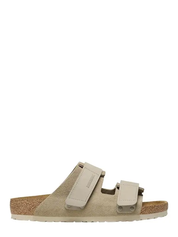 BIRKENSTOCK Uji Nubuck Sandals - Taupe