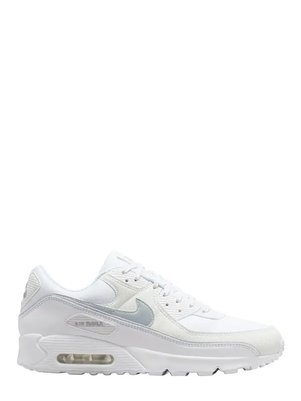 Nike Air Max 90 Premium Reflective Sneakers - White/metallic Silver
