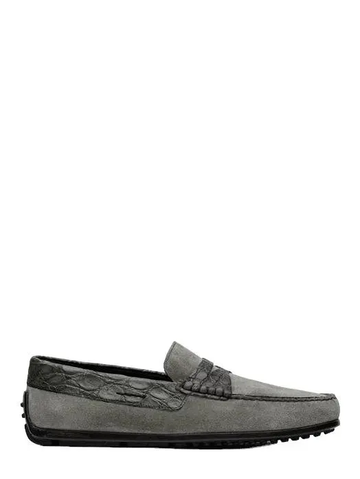 ZELLI ITALIA Monza Driving Loafer - Grey