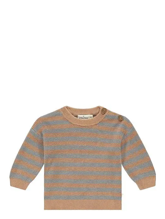 BABYFACE Knit Striped Pullover - Cookie