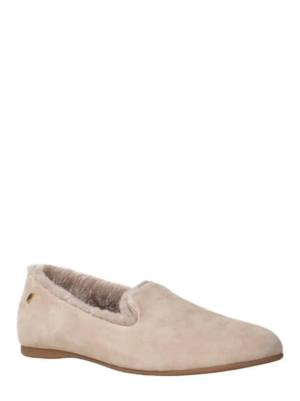 MAVE & CHEZ Audrey Classic Loafer - Sand Suede