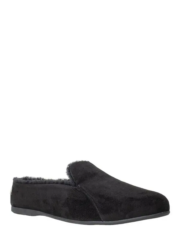 MAVE & CHEZ The Maya Backless Mule - Black - Suede