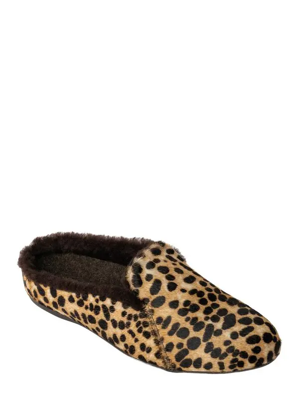 MAVE & CHEZ The Maya Backless Mule - Leopard - Pony