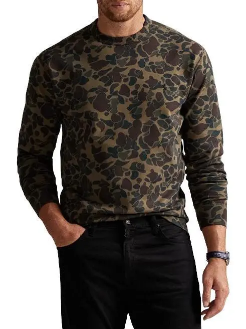 Polo Ralph Lauren Big & Tall Camo Double-knit Sweatshirt - Outdoorsman Camo