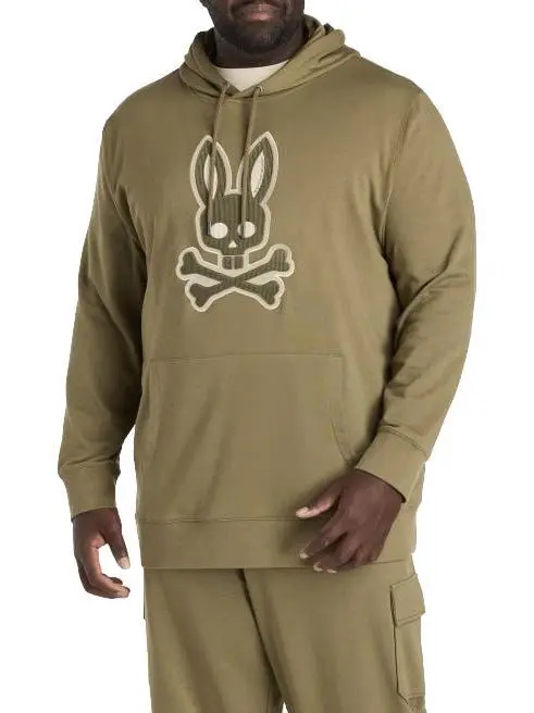 Psycho Bunny Ryder Pullover Hoodie - Dusky Green