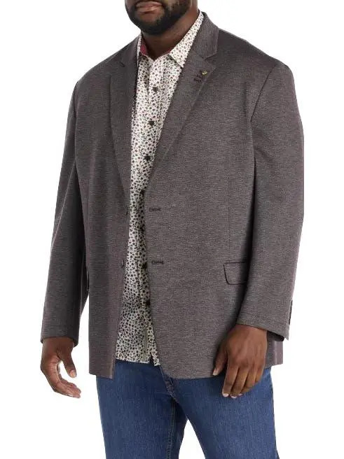 SYNRGY BY DXL Big & Tall Jacket-relaxer Knit Sport Coat - Purple