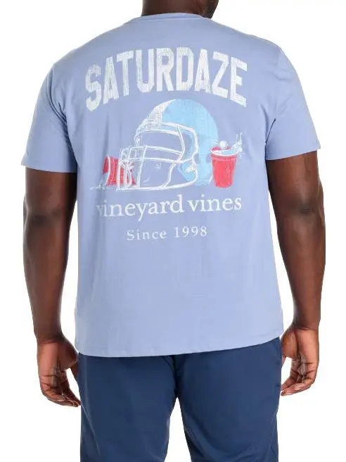 Vineyard Vines Big & Tall Saturdaze Graphic Tee - Summer Evening