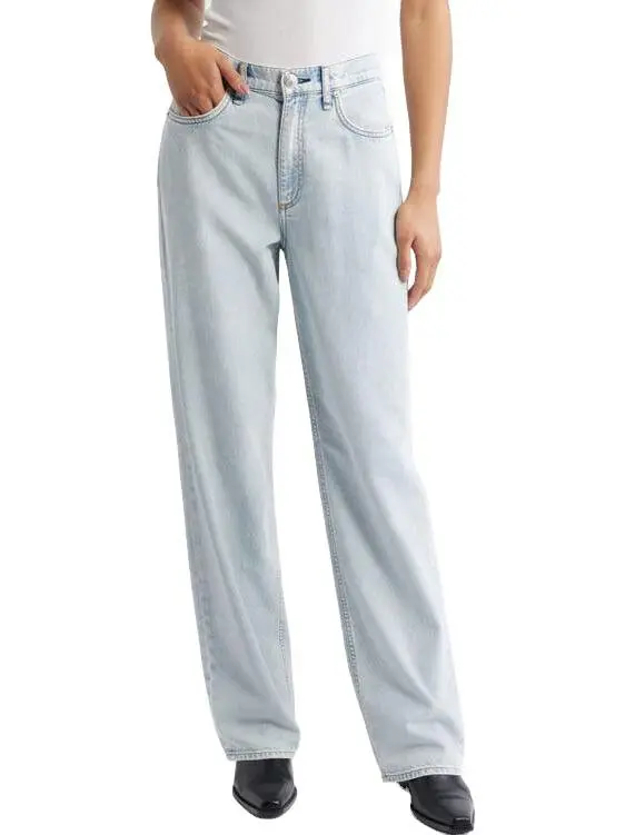 Rag & Bone Shea High-waist Straight Leg Jeans - Cliffside