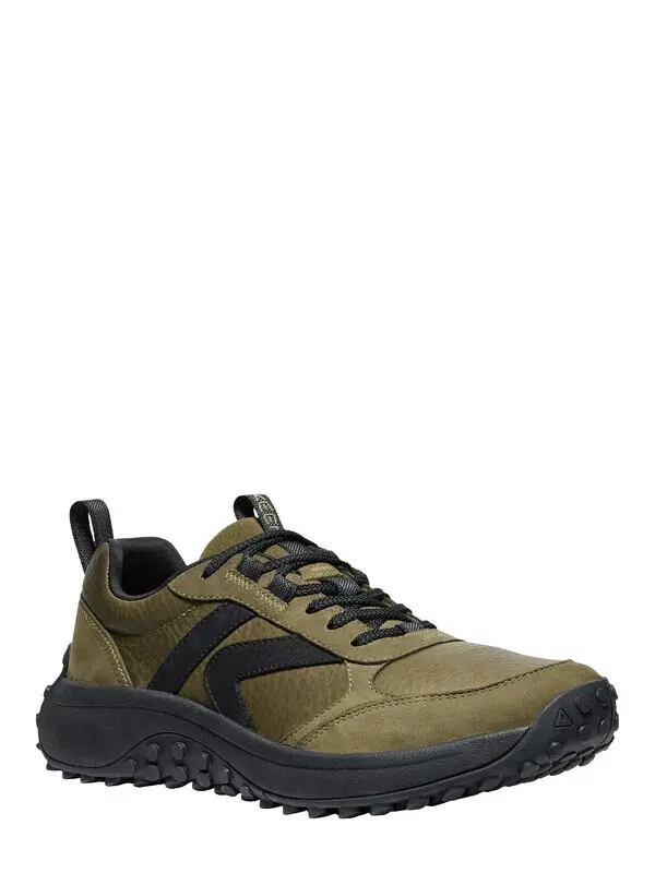 Keen Ks86 Lea Sneaker - Dark Olive/black