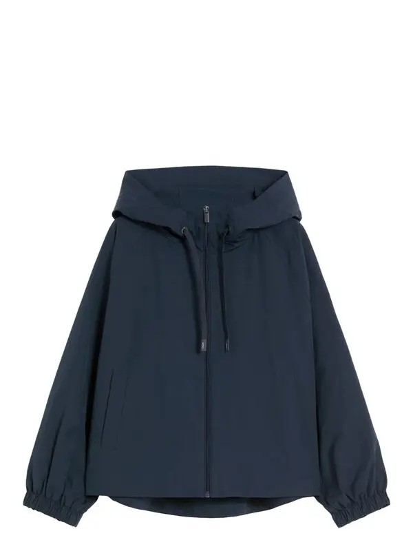 Max Mara Technical Fabric Windbreaker - Navy
