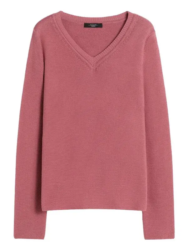 Max Mara Cotton Link-stitched Sweater - Antique Rose