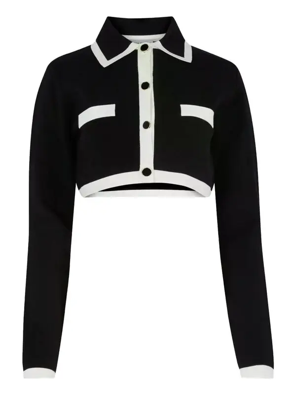 Nina Ricci Button-pocket Knit Cardigan - Black